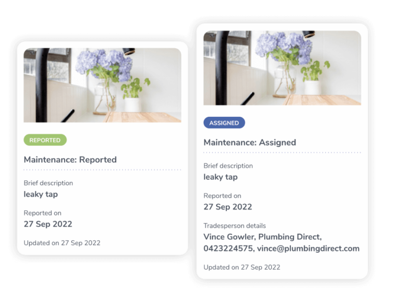 Maintenance | Property Management Software - PropertyMe Tenant