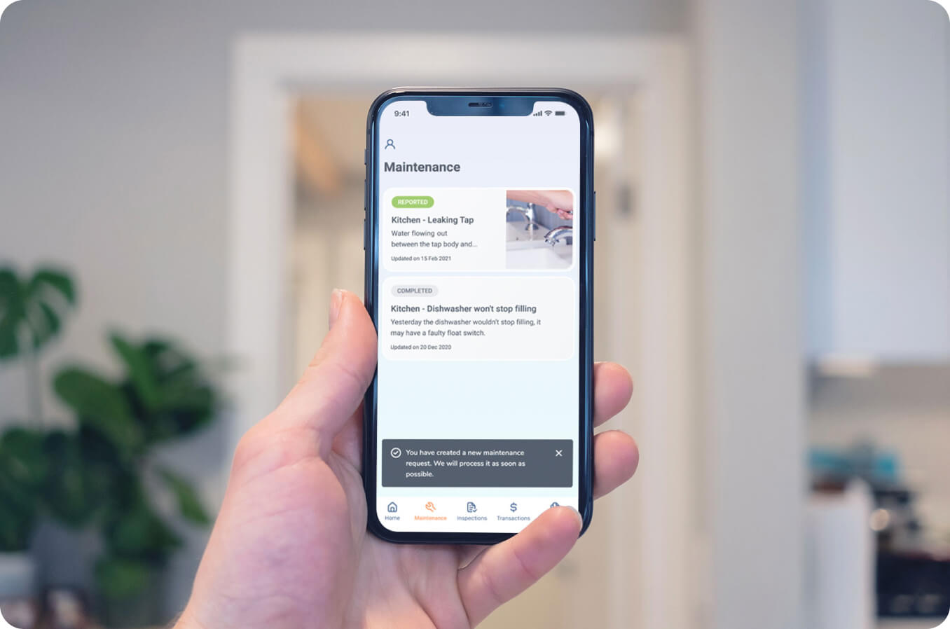 Maintenance | Property Management Software - PropertyMe Tenant