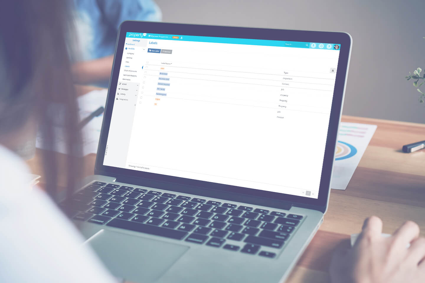 How to use labels in PropertyMe - PropertyMe