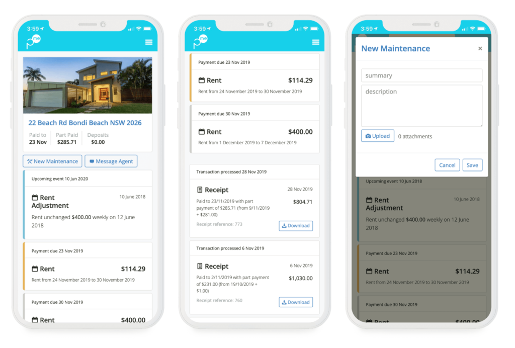Cloud Property Management Software Features - PropertyMe