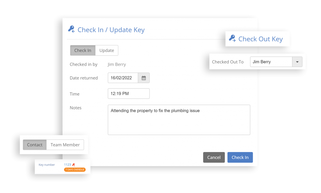 Key Management Feature - PropertyMe