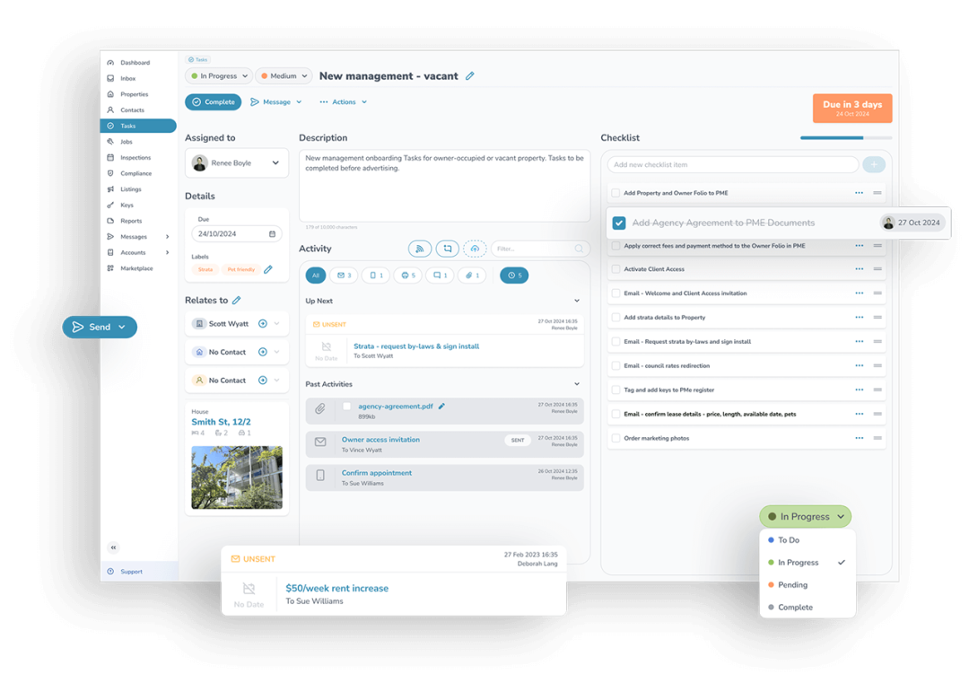 Cloud Property Management Software Features - PropertyMe