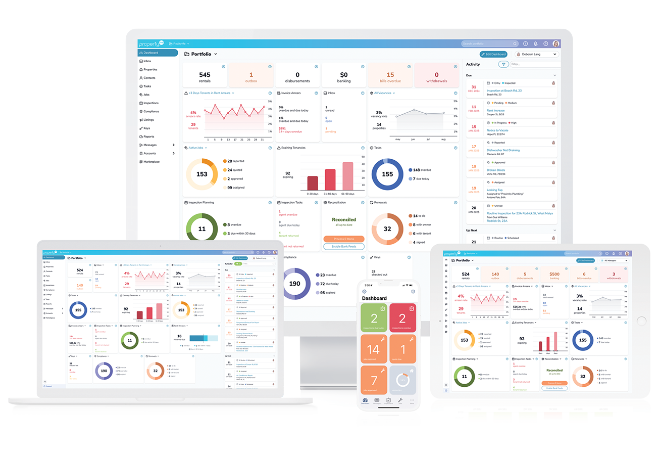 Cloud Property Management Software Features - PropertyMe
